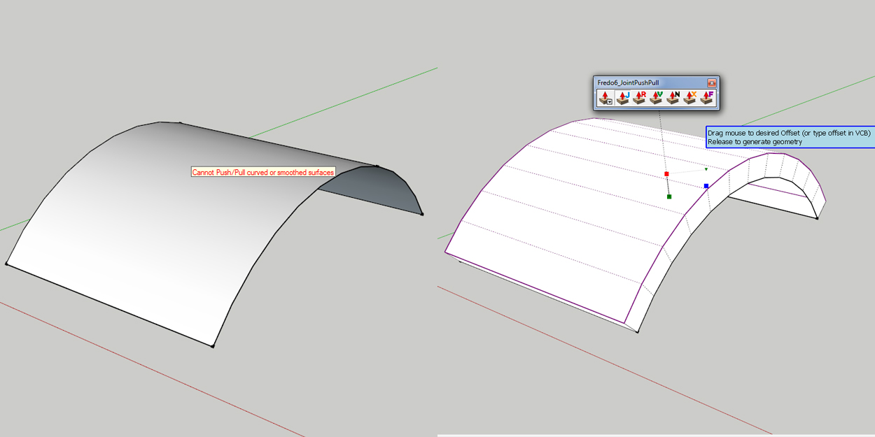 Make Faces Google Sketchup Plugin Rangmulti