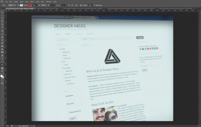 How to Create a Computer Screen Effect in Photoshop