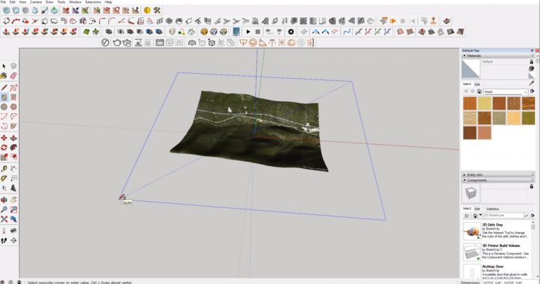 How to Generate a Contour Map with Sketchup