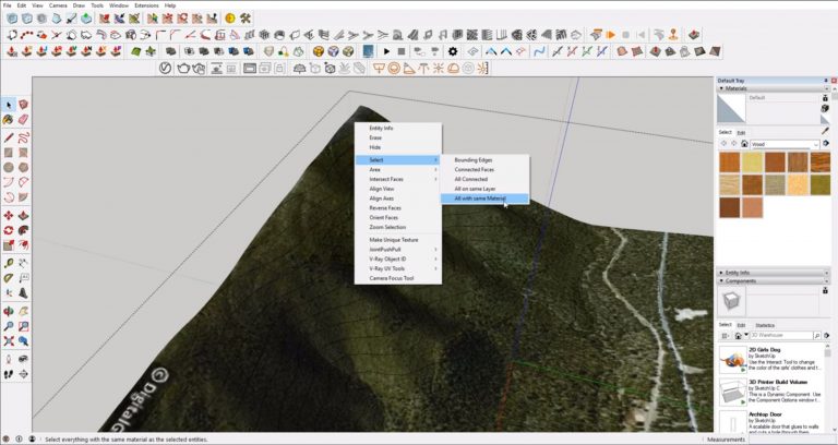 How to Generate a Contour Map with Sketchup