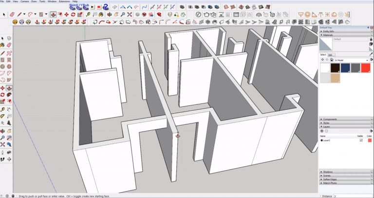 How to Quickly Convert an AutoCAD DWG to 3D in Sketchup