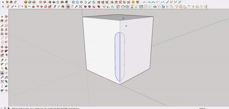 Creating a Curved Cutout in Sketchup | Sketchup Q&A