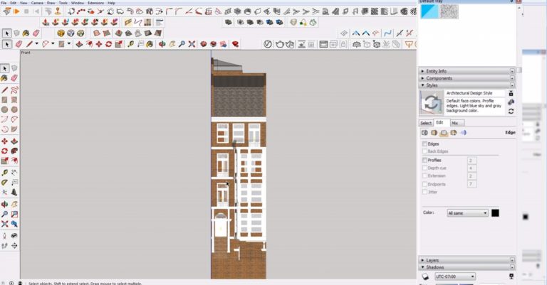 How to Make an Architectural 2D Elevation in Sketchup