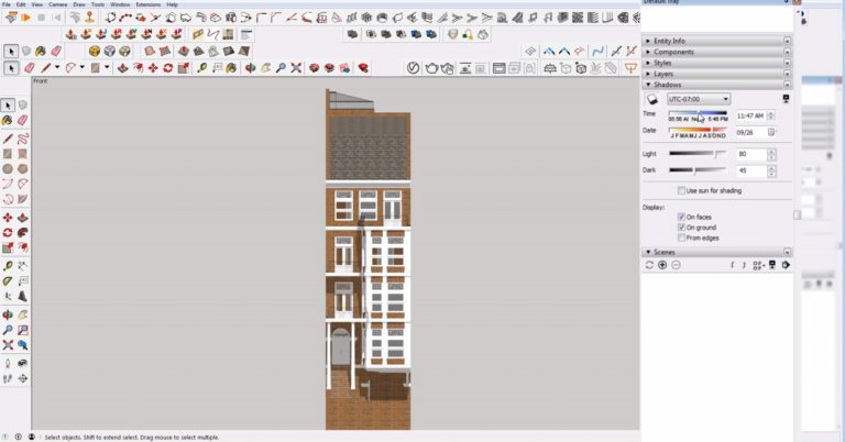 How to Make an Architectural 2D Elevation in Sketchup