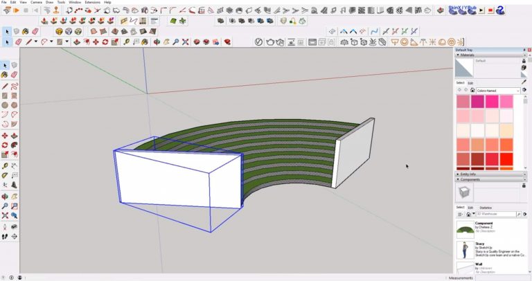 How to Design a Sloped Wall in Sketchup