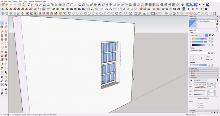 How to Make Windows in Sketchup